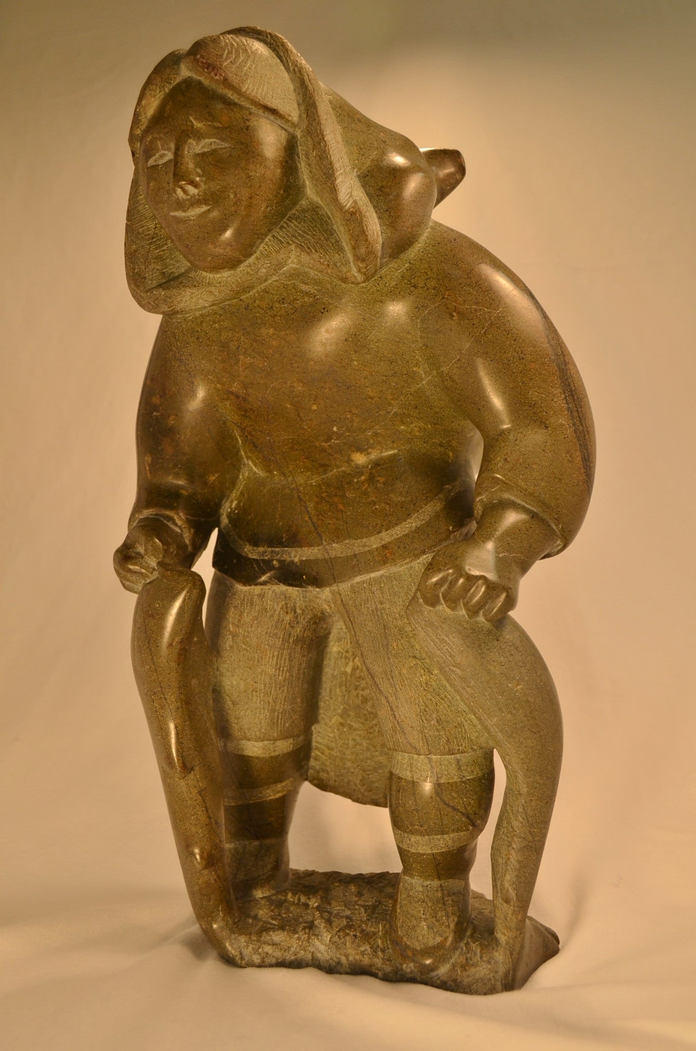 Strong, Beautiful Inuk Woman by Mosesie Kolola | Langford Gallery