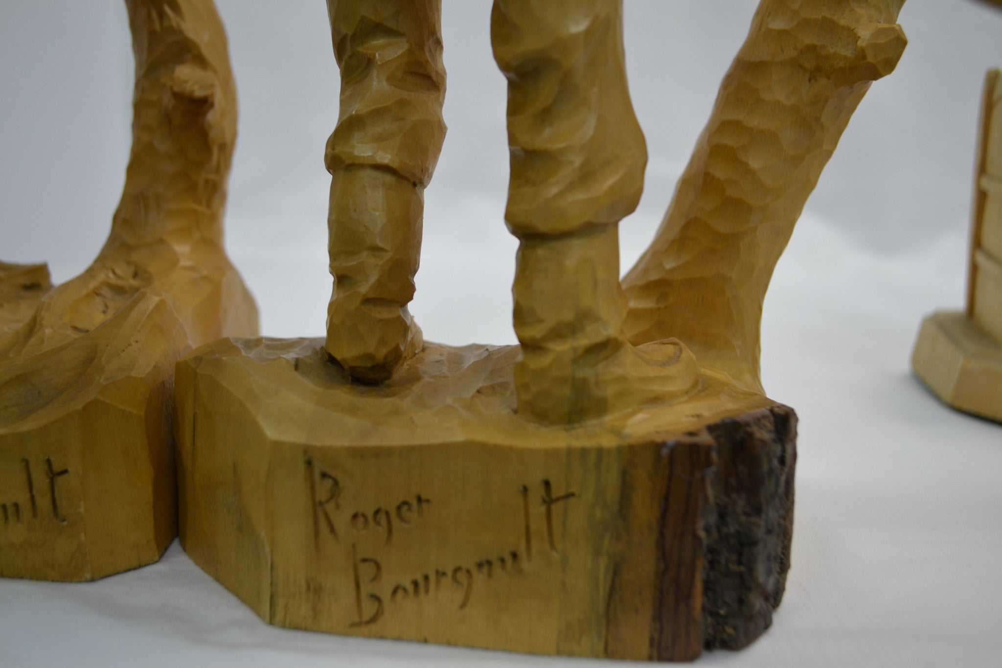 Diorama of Two Hunters by Roger Bourgault | Langford Gallery