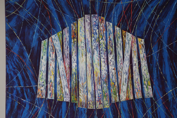 Blue Abstract by Elizabeth Elkin - Langford Gallery | Langford Gallery